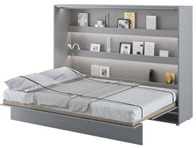 LENART Výklopná postel BED CONCEPT BC-04 140x200 Kašmír: šedá