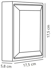 Nordlux - LED Venkovní nástěnné svítidlo OLIVER LED/9W/230V IP54 17,5x17,5 cm