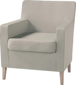Potah na křeslo IKEA Karlstad barva béžová látka pletený vzor