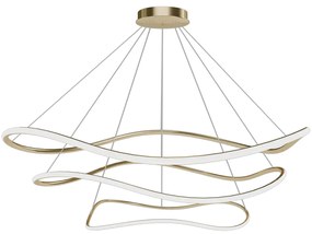 Toolight Toolight, stropní svítidlo 80cm, 24W, 3000K, LHJ018-CP3, zlatá, OSW-50008