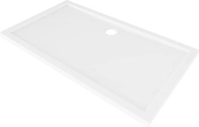 Mexen Flow Slim, obdélníková sprchová vanička 140 x 95 cm, bílá lesklá, 46R109514