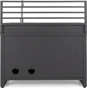 BIZZOTTO Modul zahradní kuchyňské linky s dřezem ANIA antracit 120x62 cm 0790377
