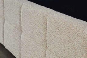 Designová postel Viola 160 x 200 cm krémová