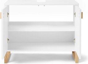 Tchibo - Skříňka pod umyvadlo se 2 dvířky - barva: bílá