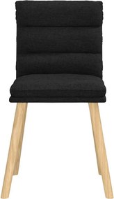 Jídelní židle 6 ks černé textil 3315665