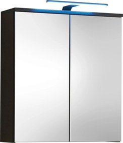 XXXLutz ZRCADLOVÁ SKŘÍŇKA, černá, 60/67/20 cm MID.YOU - Online Only koupelnové skříňky - 001279017004