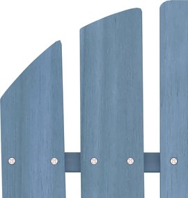 Zahradní židle Adirondack masivní jedlové dřevo modrá 315875
