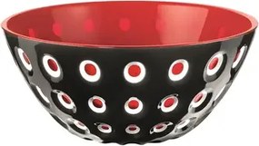 Guzzini LE MURRINE mísa černá, bílá, červená / Mísa / Akrylát / 3 Colo