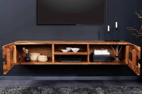 Designový závěsný TV stolek Argentinas 160 cm Sheesham