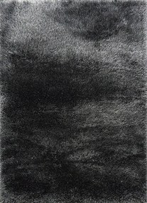 Berfin Dywany, Kusový koberec Seven Soft 7901 Black Grey, 80x150, šedá, ložnice