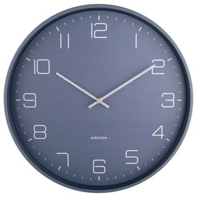 Karlsson 5751BL designové nástěnné hodiny, pr. 40 cm