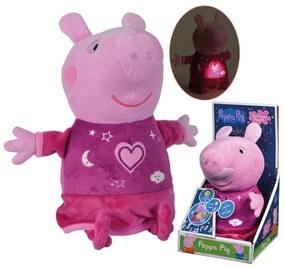 9261016 DR Plyšová lampička s melodií - Peppa Pig 25 cm