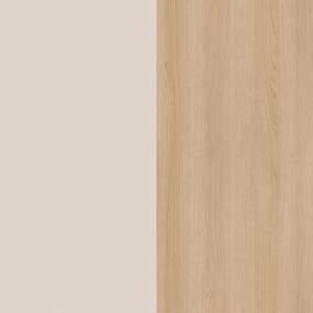 Šedobéžová/ve světle přírodní barvě předsíňová sestava 96x95x30 cm Cormano – Germania