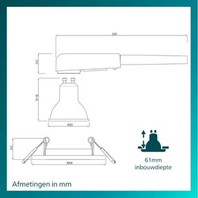 Philips - SADA 3x Podhledové svítidlo PERIDOT 1xGU10/7W/230V bílá