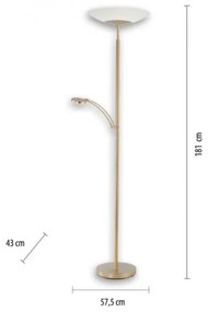Paul Neuhaus 655-60 - LED Stmívatelná lampa ALFRED 1xLED/28W/230V+1xLED/4W/230V