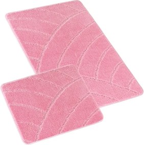 Bellatex SADA BANY 60x100 + 60x50 cm bez výkroje Linka Růžová