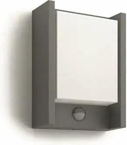 Philips Arbour IR 6W šedá / LED venkovní nástěnné svítidlo / 600LM / 4