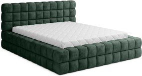 Eltap Čalouněná postel Dizzle Materiál a barva potahu: Amore 35 - zelená, Rozměry (cm): 160x200