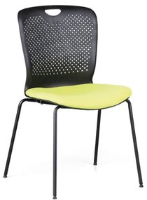 Plastová konferenční židle OPEN, zelená