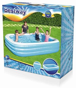 BESTWAY rodinný nafukovací bazén 305x183x56 cm modrá