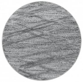 Ayyildiz Kusový koberec PISA 4706, kulatý, Šedá Rozměr koberce: 80 cm KRUH