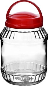 Skleněná dóza s víčkem MOLDI 2,0 l