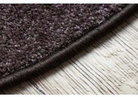 koberec kulatý SANTA FE hnědý 42 hladký, Jednotný jednobarevný velikost kruh 200 cm | krásné koberce cz