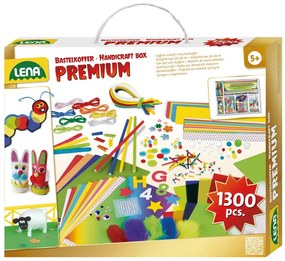 Lena Kreativní kufřík pro malé kutily PRÉMIUM 1300 ks