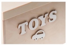 FK Dřevěný box na hračky - Toys velký