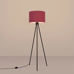 Sollux Lighting Stojací lampa NEVIA vínová