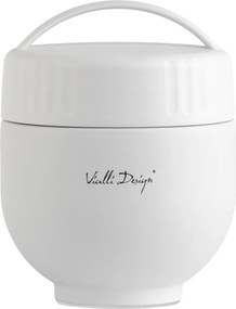 Bílá termoska na jídlo z nerezové oceli 680 ml Fuori – Vialli Design