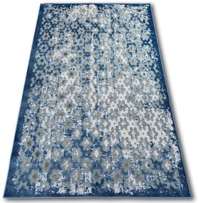 Kusový koberec ACRYLOVY YAZZ 7006 šedý / modrý / slonová kost
