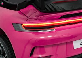 Ramiz Dětské závodní auto Porsche 911 GT3 STRONG MP4 růžové