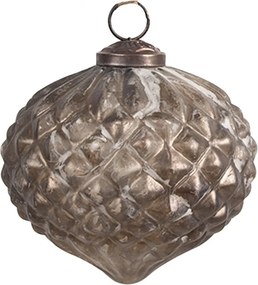 Skleněná vánoční ozdoba Éclat Bronze XS - 8*8 cm