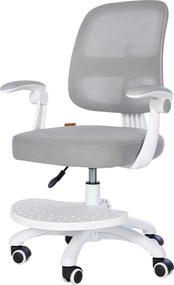 XXXLutz OTOČNÁ ŽIDLE PRO MLÁDEŽ, bílá, světle šedá Roba - Online Only psací stoly & židle - 004204010804