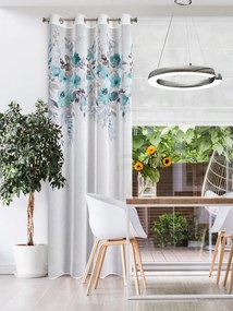 ZÁVĚS NA KROUŽCÍCH GRETA 140X250 CM VZOROVANÁ