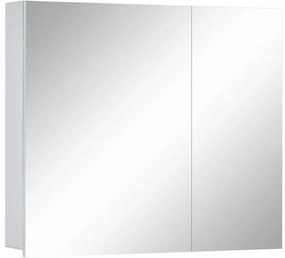 Danish style Koupelnová zrcadlová skříňka Wessel , 70 cm, bílá