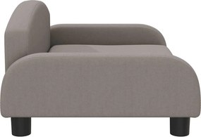 Dětská pohovka taupe 70 x 45 x 30 cm textil 3196361
