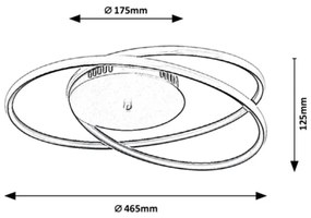 Rabalux - LED Stropní svítidlo LED/40W/230V