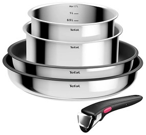 Tefal - Sada nádobí 5 ks INGENIO COOK nerez