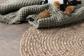 Kulatý jutový koberec OLIVER 60 cm