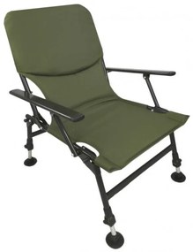 Rybářská židle s opěrkou SEDCO - khaki