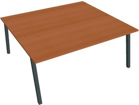 Kancelářský pracovní stůl Hobis USDA 1800, bílá RAL 9016, deskaakát