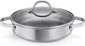 TESCOMA Pánev hluboká SteelCRAFT s poklicí ø 28 cm, 2 úchyty