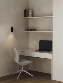 Designové nastěnné svítidlo Nessi Černá
