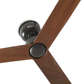 FARO 34372 - Stropní ventilátor MARINE M pr. 125 cm hnědá/černá IP44 + DO