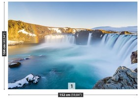 Fototapeta Islandský vodopád 104x70