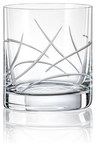 Crystalex - Bohemia Crystal Sklenice na Whisky Barline 280 ml, matný brus BM787, 4 ks