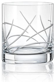 Crystalex Sklenice na Whisky Barline 280 ml, matný brus BM787, 4 ks