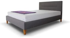 Čalouněná postel KAROLINA šedá rozměr 160x200 cm
